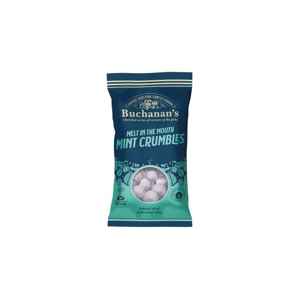 BUCHANANS PEPPERMINT CRUMBLES 140G – The British Shop