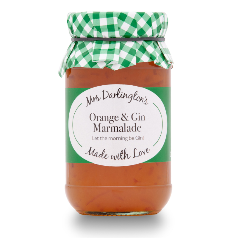 MRS DARLINGTONS ORANGE & GIN MARMALADE 340G – The British Shop