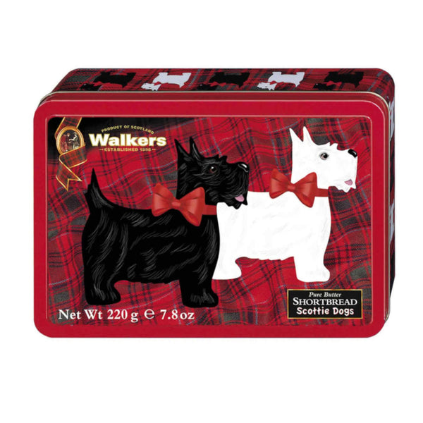 WALKERS SHORTBREAD SCOTTIE DOGS TIN 220G – The British Shop